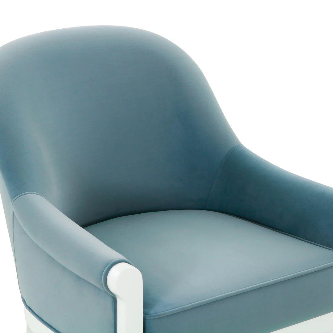 Blue Velvet Accent Chairs – Baker Tatum