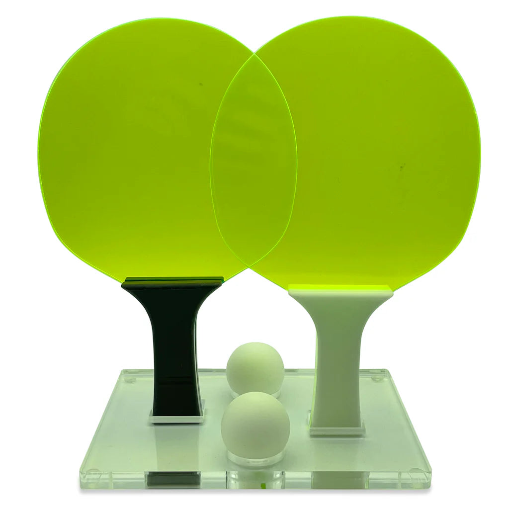 Luxe Dominoes - Acrylic Ping Pong Set – Baker Tatum