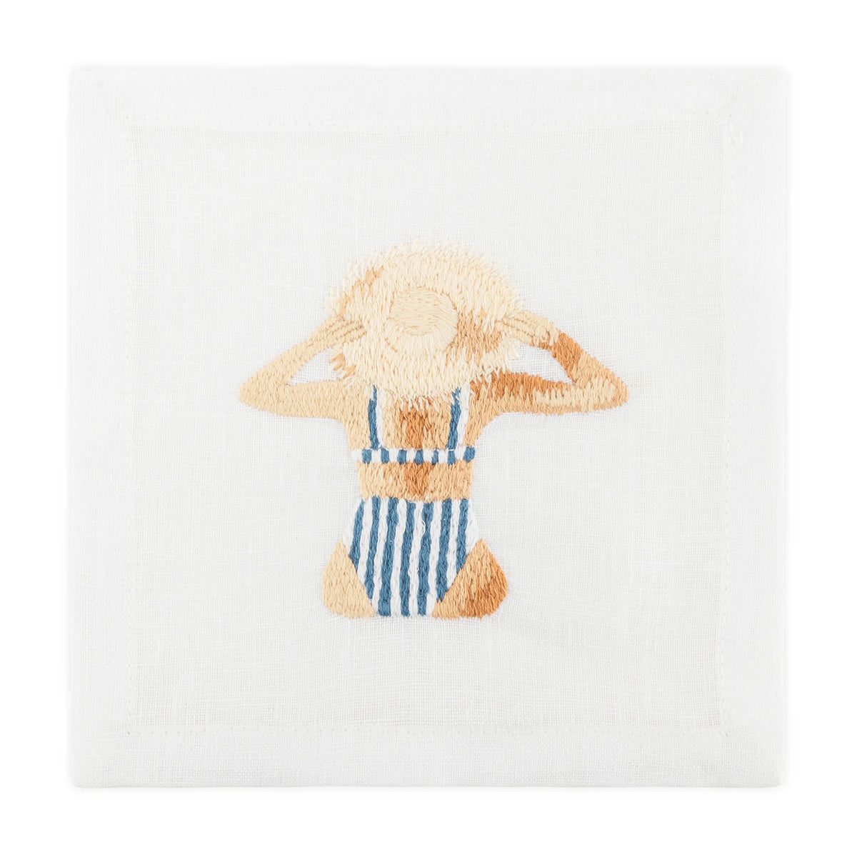 Haute Home - Embroidered Poolside Cocktail Napkin Set – Baker Tatum