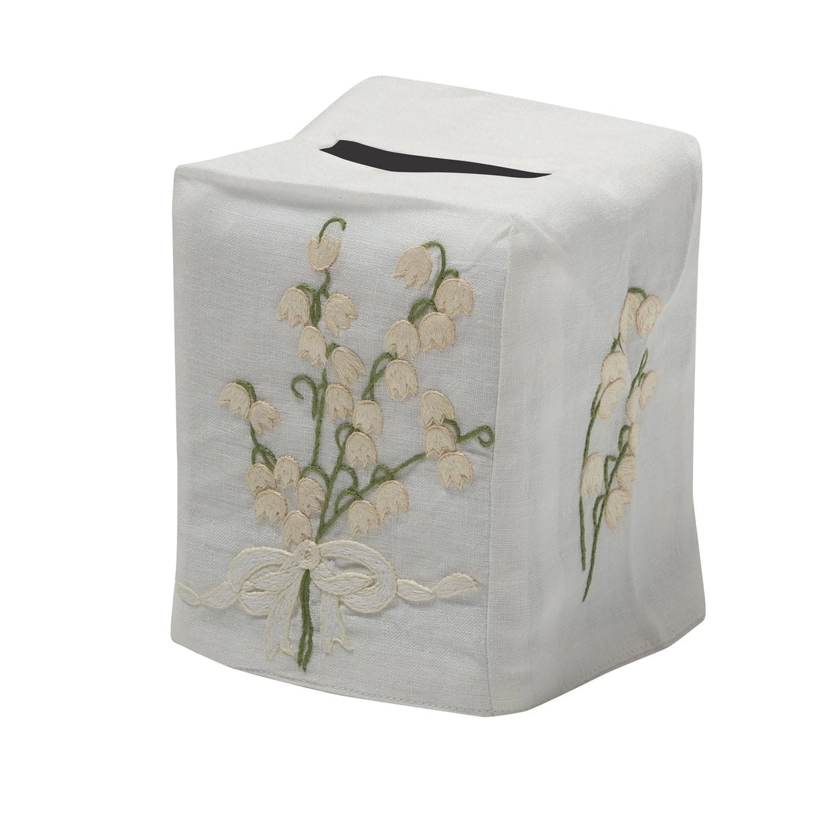 Haute Home - Cream Lily of the Valley Tissue Box Cover – Baker Tatum