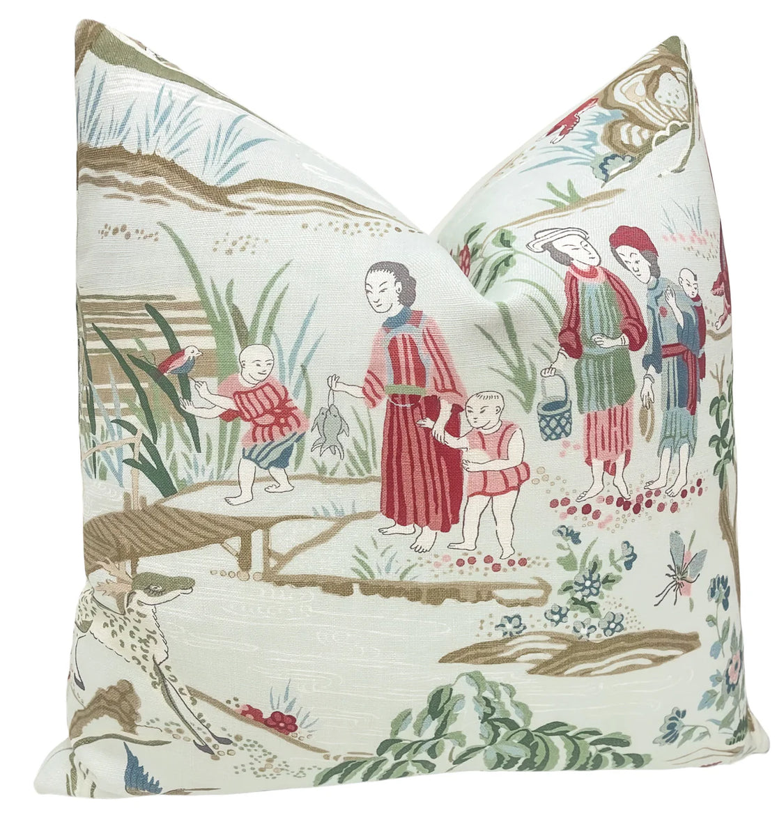 Aqua Yangtze River Pillow – Baker Tatum