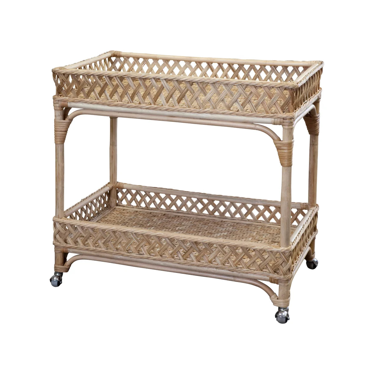 Rattan Bar Cart – Baker Tatum