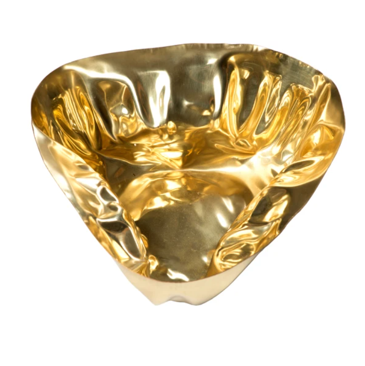 Abigails - Organic Brass Centerpiece Bowl – Baker Tatum