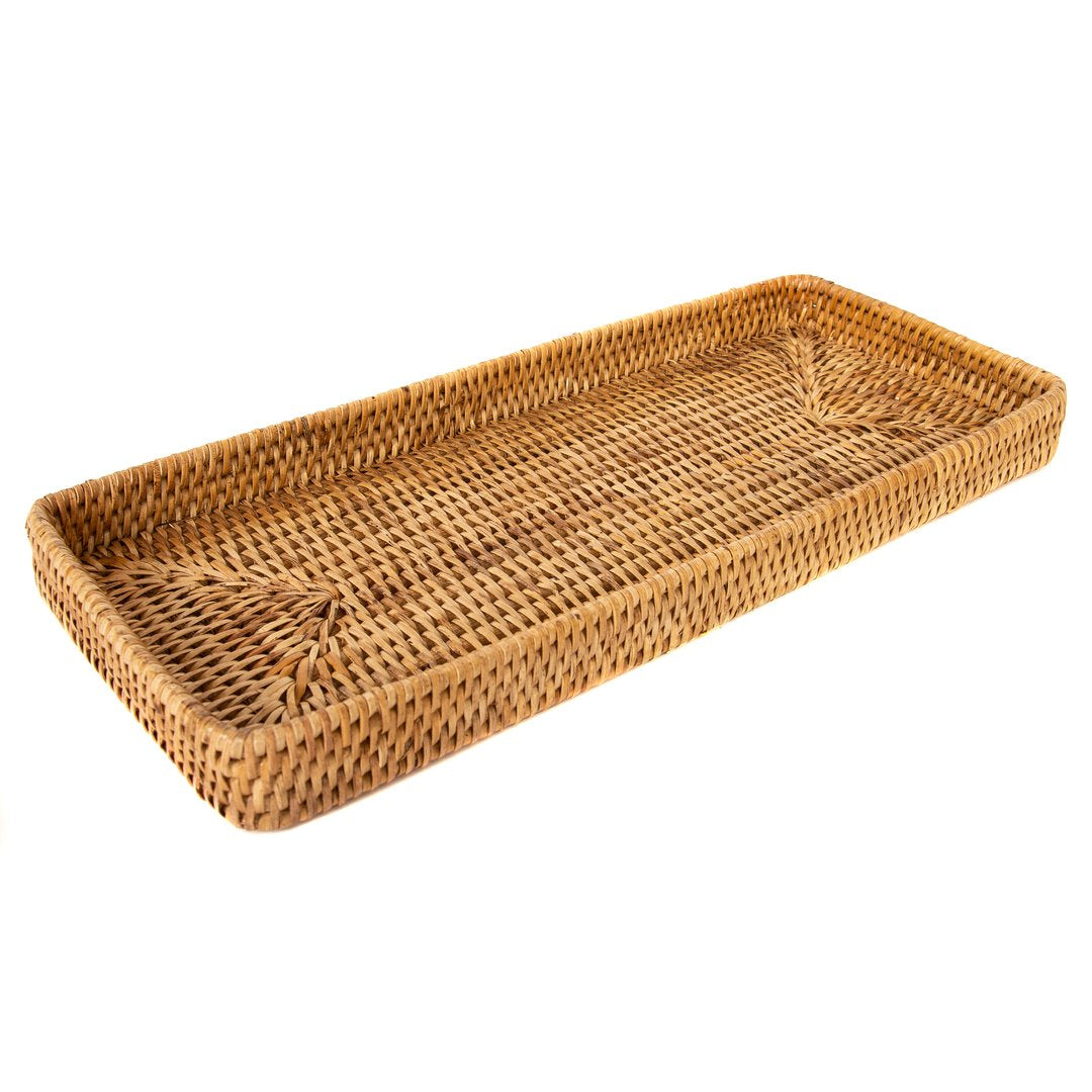 Honey Rattan Rectangle Vanity Tray – Baker Tatum